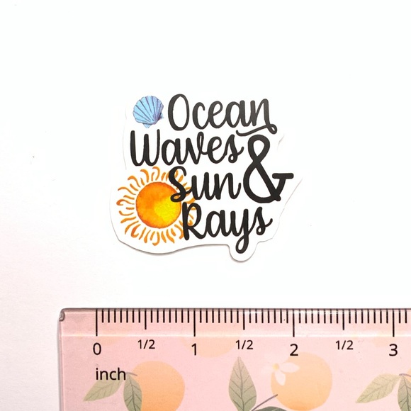 Accessories | Ocean Vinyl Sticker | Poshmark